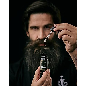 The Beard Struggle - Beard Growth Oil - Hoenir's Poem, Gold Collection (1 Fl oz) - Night Liquid Elixir - Beard Oil for Men - Softens, Moisturizing, & Healthier Beard Growth