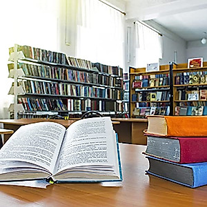 YoeeJob 7 Packs Stretchable Book Covers Textbooks Paperback Book Protector Assorted Book Saver Hardcover Washable 9.5" X 14"