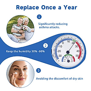 Etespie 80 Steam Canister Replacement for Steam Humidifier Canister Model 800 & 865，for Aprilaire 800 Replacement Canister with O-Ring for Leak-Proof Seal,800 Canister,80 Canister