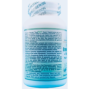 Physician Naturals Green Tea and Curcumin C3 with Resveratrol and Bioperine 1000 mg Supports Immune Joint and Colon Health