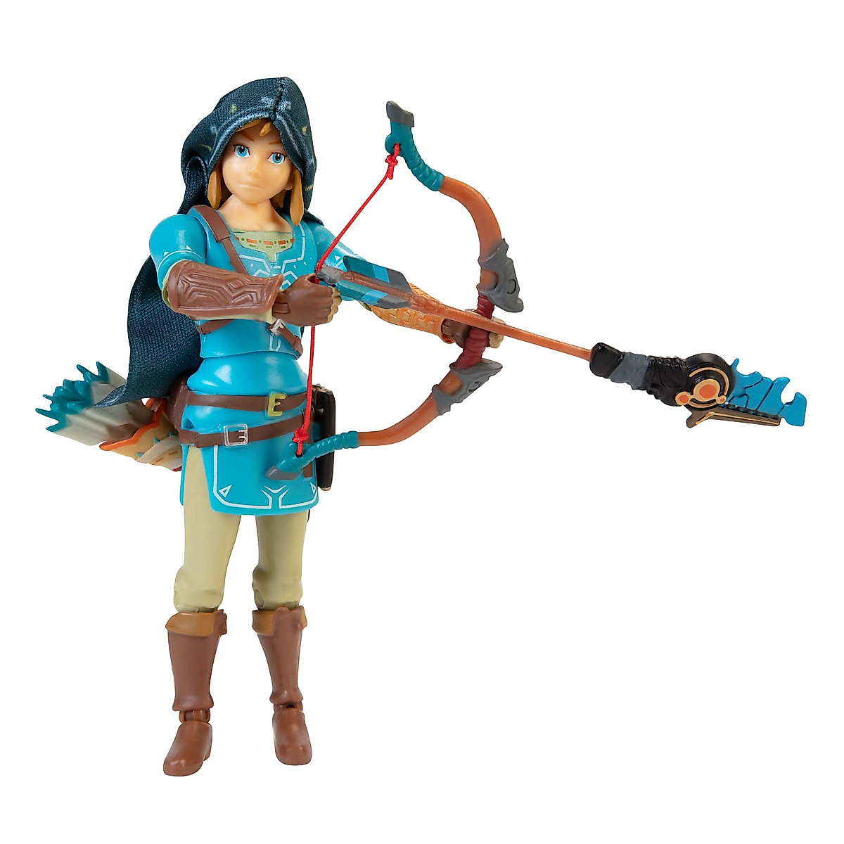 The Legend of Zelda Breath of The Wild Link Exclusive Action Figure [Tunic, Bow, Arrow & Quiver]