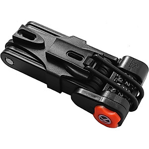 ECOTRIC Folding Bike Lock Scooter Bicycle ebike Electric Bike Motorcycle Lock Heavy Duty Anti Theft 85cm New Password Steel Bars with Carrying Case