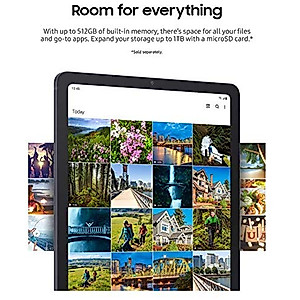 Samsung Galaxy Tab S7 (5G Tablet) LTE/WiFi (AT&T), Mystic Black - 128 GB (2020 Model - US Version & Warranty) - SM-T878UZKAATT (Renewed)