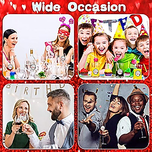 Zonon 600 Pieces Drink Markers Stickers Blank Drink Labels This Drink Belongs to Sticker Cup Marker Sticker Roll for Christmas Party Wedding Drink Supplies, 1.5 Inch