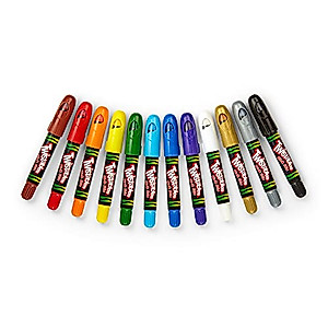 Crayola Twistables Slick Stix Crayons, 12 Count, Oil Pastel Alternative, Ages 3 & Up, Assorted