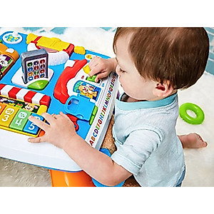 Fisher-Price Baby to Toddler Toy Laugh & Learn Around the Town Learning Activity Table with Music & Lights for Infants Ages 6+ Months​ (Amazon Exclusive)