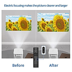 【Sale】 Projector Native 1080P Full HD Portable, WITSEER LCD Home Projector, Compatible with iPhone, Airplay, TV Stick, Laptop, PS3/4/5,Switch, Chromecast, Games, USB, HDMI, L1M (Miracast )