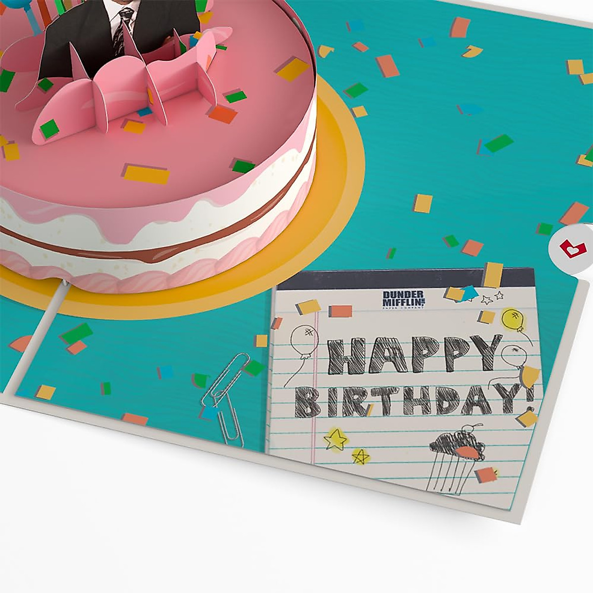 Lovepop The Office You're Old Birthday Pop-Up Card, 5 X 7, Funny Birthday Card for Husband