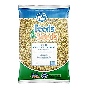 Blue Seal Fine Cracked Corn | High in Fiber and Protein | Attracts Birds and Wildlife | 5 Pound Bag