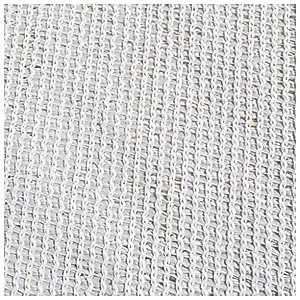 White Shade Netting for Garden, 8x8m Shade Cloth with Grommets 50% UV Barrier Breathable Mesh for Fences Gardens Backyards Outdoor Patios Gazebos Greenhouses Barns Sunshade Fabric