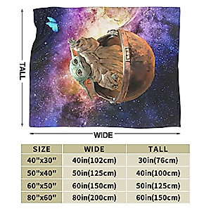 Baby Blanket Fleece Blankets Ultra Soft Bed Throw Blanket Decorative Plush Fuzzy Cozy Blanket for Bed, Sofa, Couch, Travel, 60x50 inches