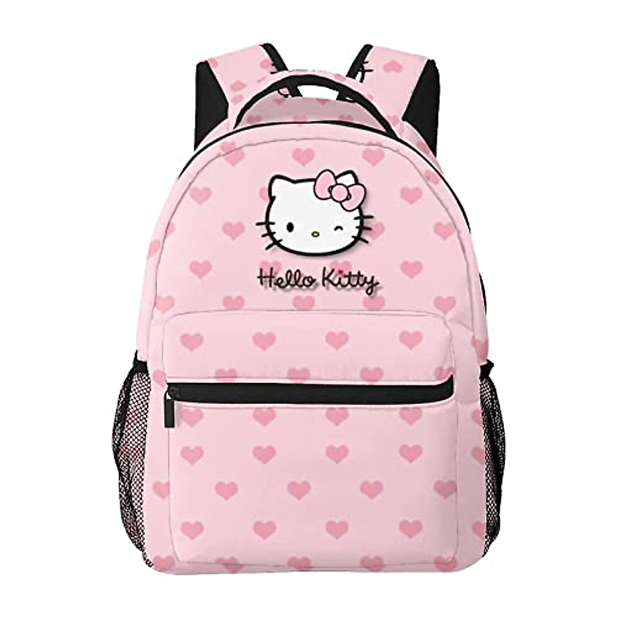 Danielle Nicole School Backpack For Boy Girl Poster Multifunction Side Mesh College Shoulder Bags Lightweight Large 15.7 In