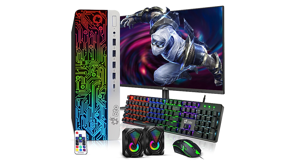 BTO RGB Gaming Desktop PC Bundle - Intel Core i7 6th Gen, 16GB DDR4 Ram ...