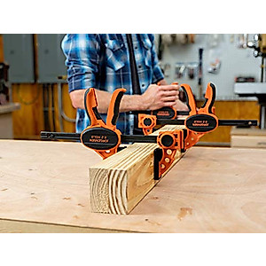 Pony Jorgensen 33406 ISD-3 6-Inch One-Handed Clamp, Orange