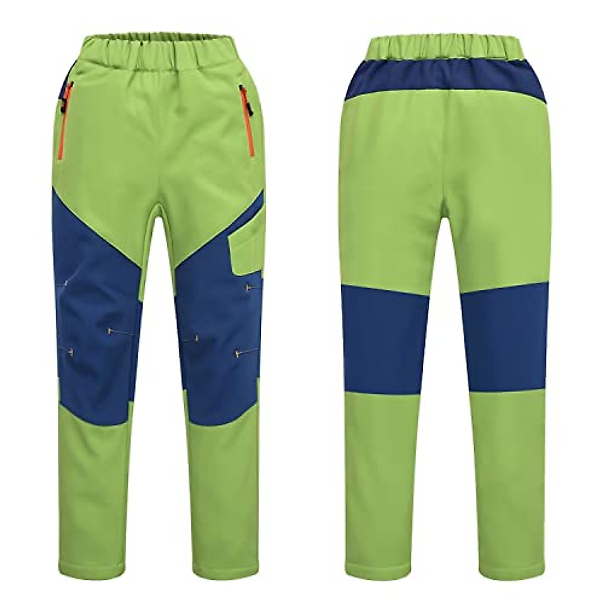 JOMLUN Boys Kids Youth Snow Ski Hiking Pants Outdoor Waterproof Windproof Soft Shell Fleece Lined Insulated Snowboard Pants
