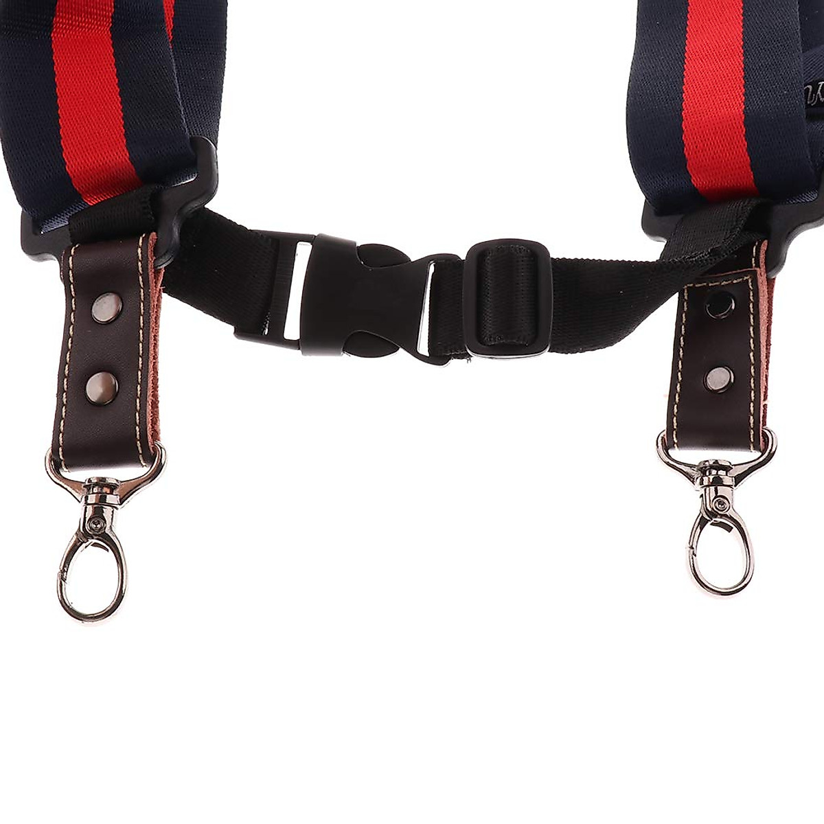 KLIZZA Replacement African Djembe Shoulder Strap Belt for Drummer Stage Performance - Red