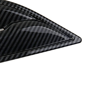 Justautotrim Front Side Fender Vent Chrome Cover Trims for 2017 2018 2019 2020 Ford F150 Raptor Accessories (Carbon Fiber)