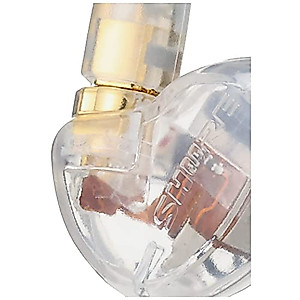 SHURE SE425-CL-A Wired Earphones, Clear, High Sound Insulation, Gaming, in-Ear Type, Wireless Conversion (Sold Separately), MMCX Re-Cable, Professional Specifications, Ear Monitor, Distribution,