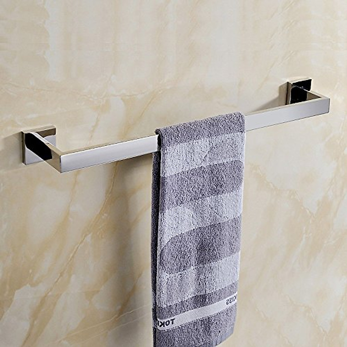 Leyden Premium Stainless Steel Towel Bar Towel Rack Towel Rail Towel Rod Wall Mounted for Bathroom, Polished