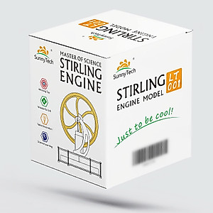 Sunnytech Low Temperature Stirling Engine Motor Steam Heat Education Model Toy Kit For mechanical skills (LT001)