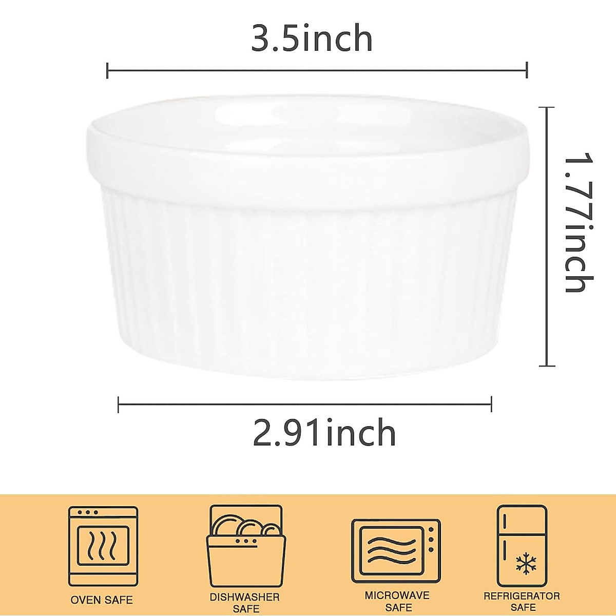 Ceramic Butter Warmers for seafood, Butter Melter Set of 2