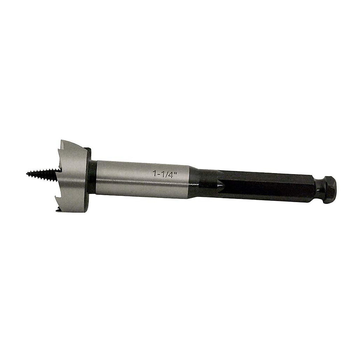 Wood Boring Drill Bit, 1-1/4 x 4 Inches