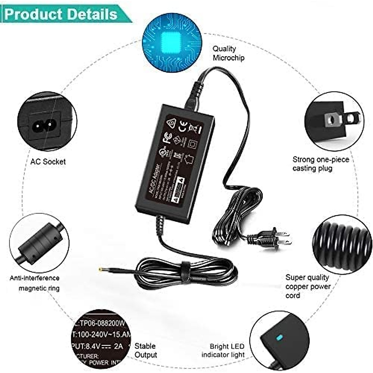 HY1C ACK-E12 AC Power Adapter LP-E12 Dummy Battery Kit for Canon EOS M50, EOS M50 Mark II, EOS M200 Cameras
