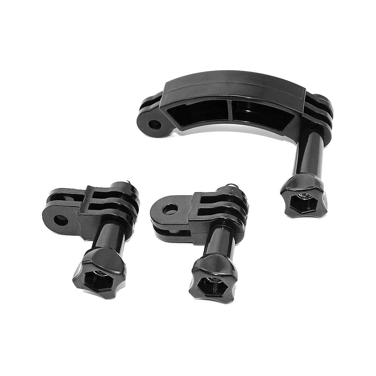 Goliton 90 Degree Rotary Extension arms Mount rig Screw Compatible with GoPro Hero 11/10/9/8/7/(2018)/6/5/4 Black