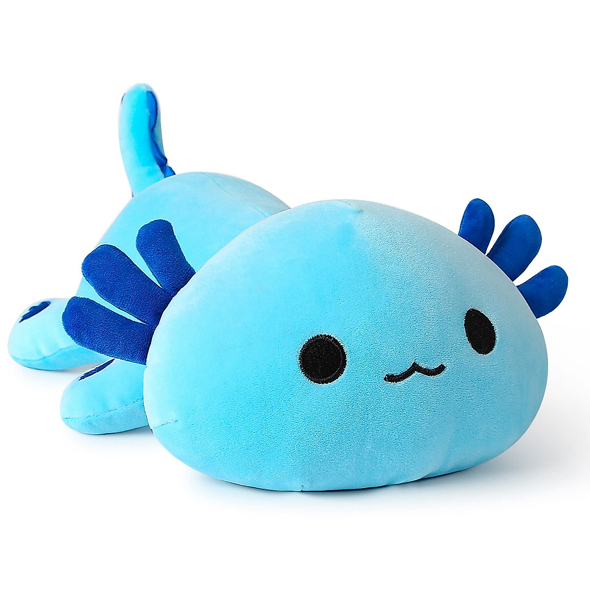 Onsoyours Cute Axolotl Plush, 19" Soft Large Stuffed Animal Salamander Big Plush Pillow, Kawaii Plushie Toy for Kids (Blue Axolotl A, 19")