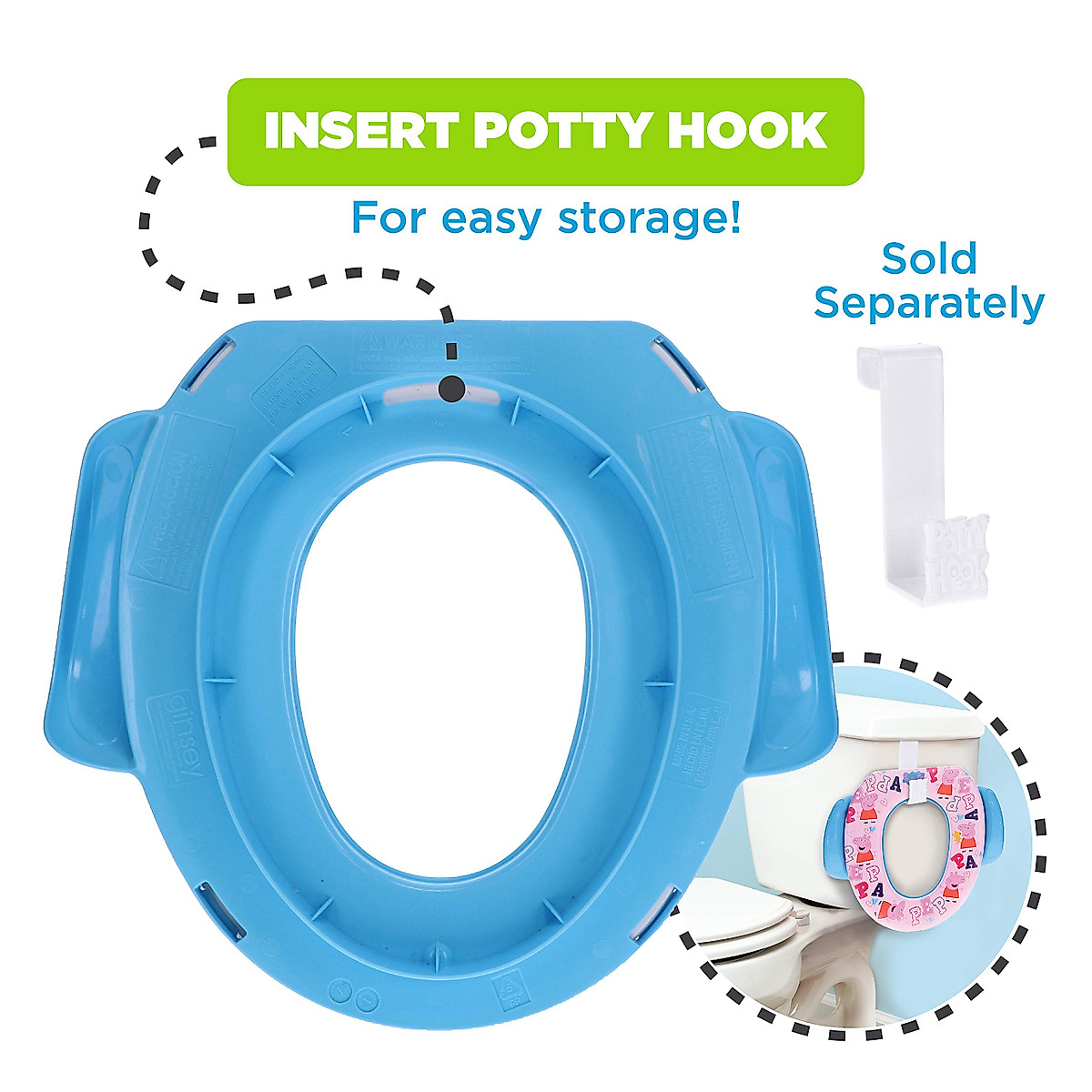 Ginsey Peppa Pig "I'm Peppa Pig" Soft Potty Seat