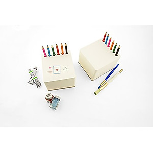 Three by Three Seattle Jotblock Chunky Sketchpad, 4.75" x 4.25" x 3.25", Assorted (70070),Small