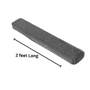 Set of 20oz Carpeted Boat Trailer Bunks, 2"(in.) x 4"(in.) x 2'(ft.) Long, Midnight