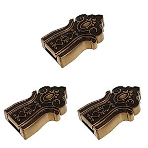 Housoutil 3pcs Bag Purse Hooks Coat Hanger Heavy Light for Cup Retractable Key Retro Towel Brown Hook Duty Kitchen Aluminum Scarf Rack Hooks: Hanging Holder Folding Glass Bathroom Wall