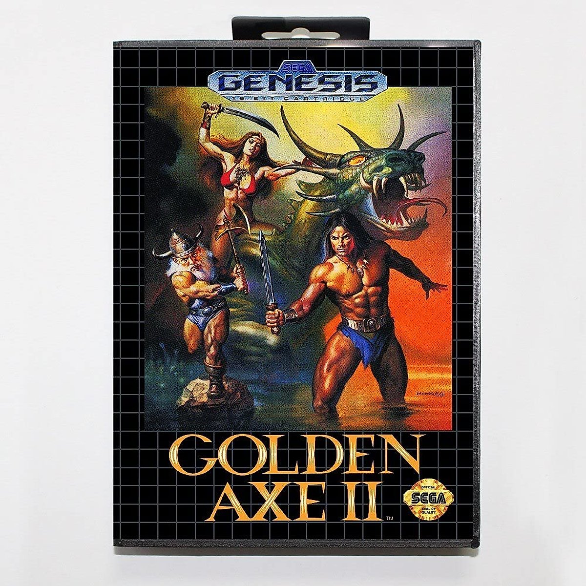 Retro Game 16 Bit MD Game Card Golden Axe II With Retail Box For Sega Genesis System (JAP Shell)