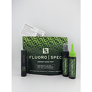 FLUORO-SPEC Instant Lead Testing Kit, Light Lead Up, Indicates Lead Hazards on Any Surface Spray and Shine The Light to Test for Lead