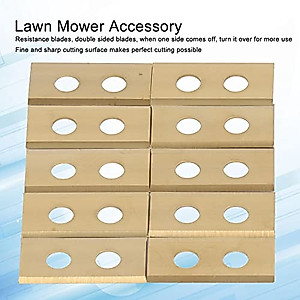 Lawn Mower Replacement Blades, Simple Installation Lawn Mower Blade Set for Garden