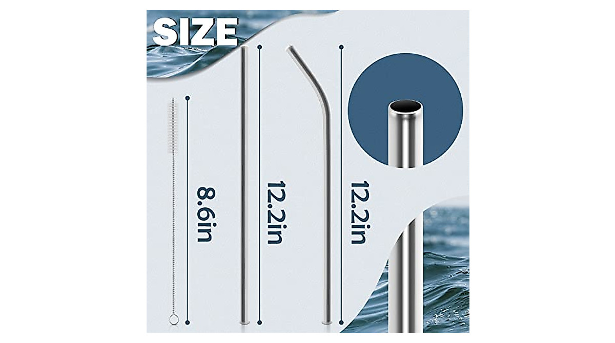 Metal Replacement Straws for Stanley 40oz Tumblers