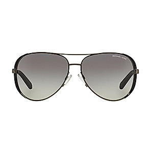 Michael Kors Gunmetal Black Aviators MK 5004 1013/11 (Chelsea MK5004 101311) Size 59mm - Authentic
