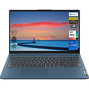 Lenovo IdeaPad 5i Laptop, 15.6" FHD (1920 x1080) Touchscreen Display, Intel Core i7-1165G7, 12GB RAM, 1TB PCIe SSD, HDMI, WiFi 6, Backlit Keyboard, Fingerprint Reader, Windows 11 Home