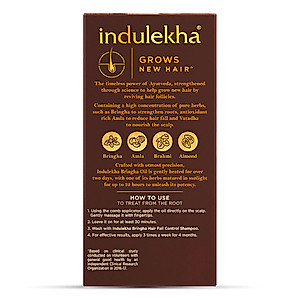 Indulekha Bringha Hair Oil Selfie Bottle, 100Ml