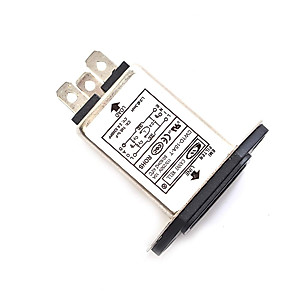 Comimark EMI RFI Filter AC 250V 10A CW1D-10A-T Suppressor Power Line Noise Filter (2Pcs)