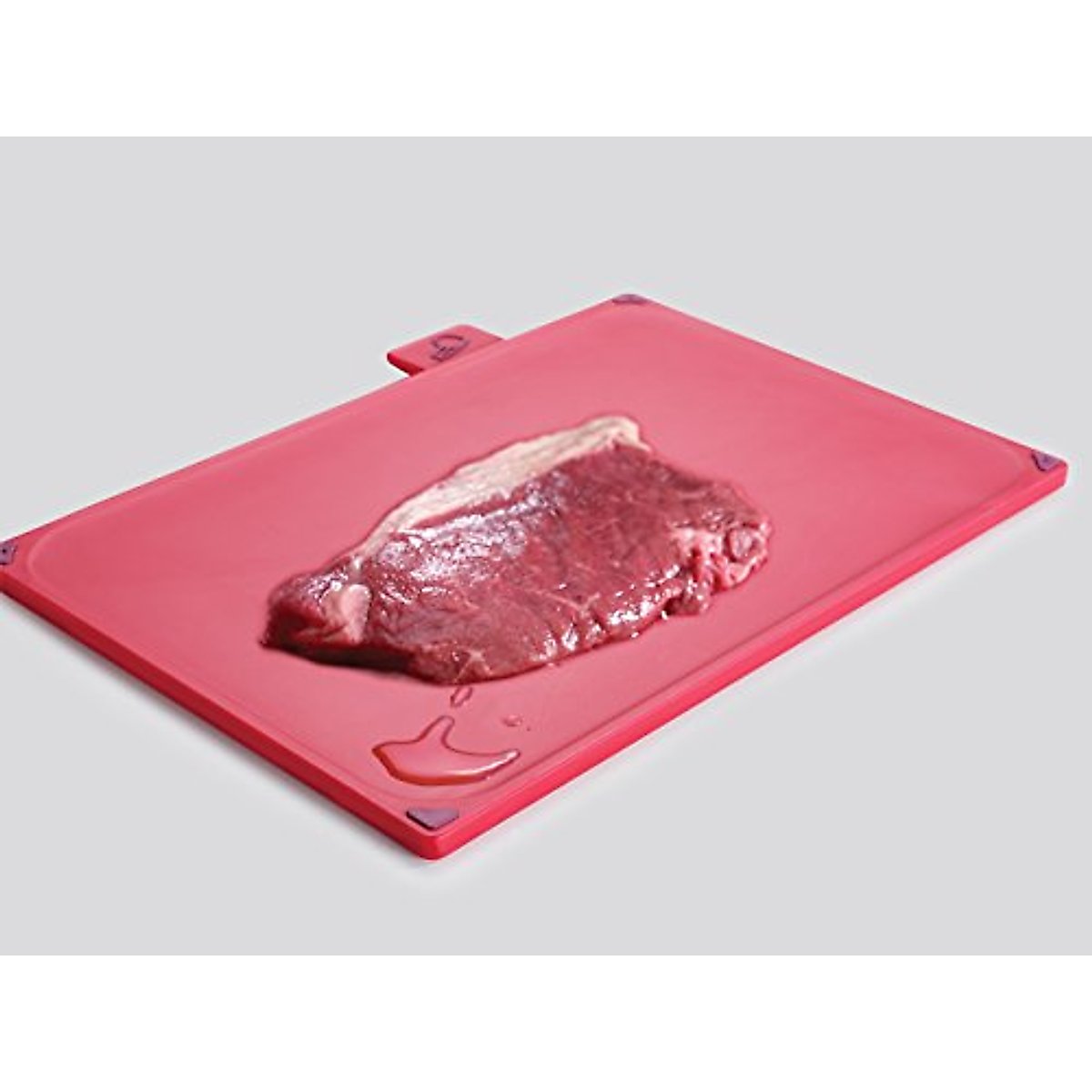 Joseph Joseph Index Plastic Cutting Board Set with Storage Case Color-Coded Dishwasher-Safe Non-Slip, Large, Silver (60134)