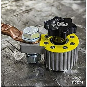 Magswitch 300 Amp Magnetic Welding Ground Base Clamp Holder for Welding Kit, Tools, Supplies and Accessories, Magnet Switch with On/Off Grounding Capabilities, (8100746)