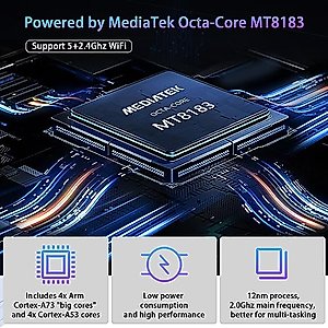 Tablet 10.1 Inch Android 12 Tablets 2023 Latest Android Tablet 128GB ROM+16GB RAM (8+8 Virtual), 2 in 1 Tablet with Keyboard, Powerful Octa-Core+13MP Camera, 1TB TF Expandable, FHD WiFi Tablet PC