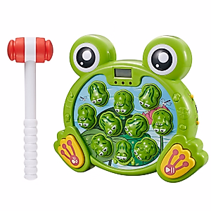 Think Gizmos Whack A Frog Game - Fun Hammering Interactive Toy for Boys & Girls, Learning, Active, Early Developmental STEM Pounding Toy for Toddlers