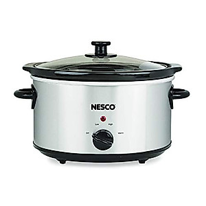 NESCO SC-4-25, Slow Cooker, 4 Quart, Silver