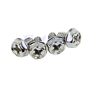 A31 500pcs Toothed Hex 6/32 for Computer PC Case Hard Drive Motherboard Mounting Screws SCRW-001104