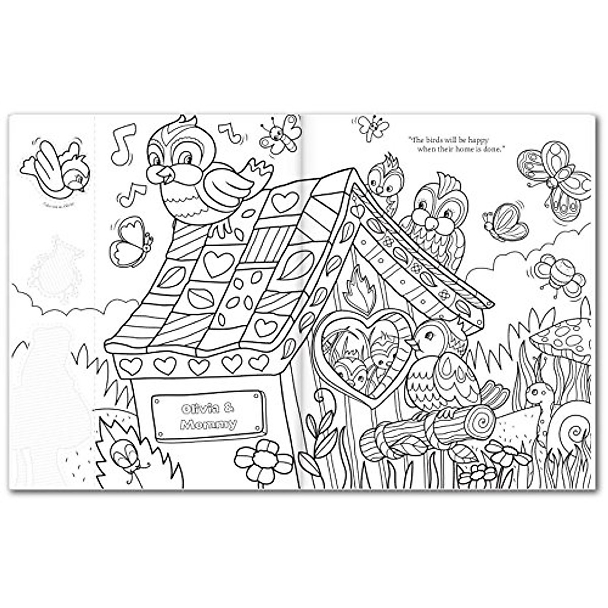 Personalized Coloring & Activity Book for Kids with Sticker Sheet - I See Me! (Garden)