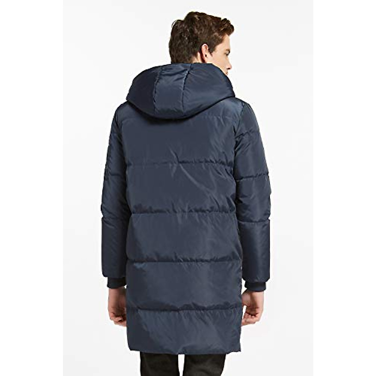Orolay Men’s Thickened Down Jacket Winter Warm Down Coat Navy