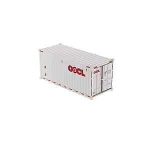 20' Dry Goods Sea Container OOCL White Transport Series 1/50 Model by Diecast Masters 91025 B